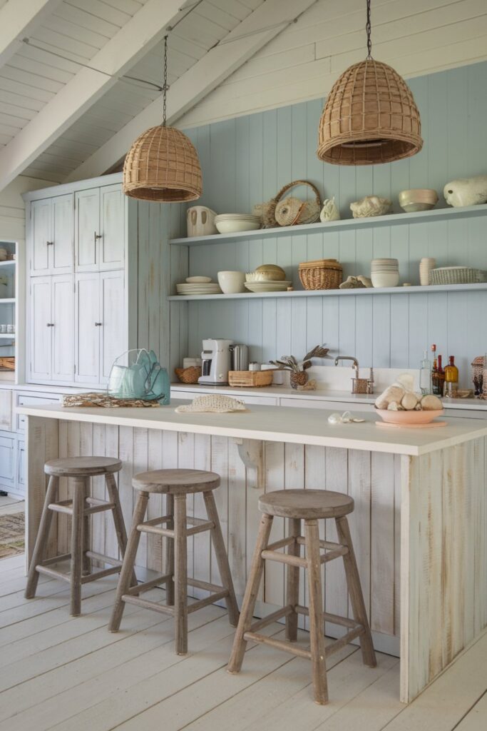 15 Coastal Kitchens With Wooden Cabinets You Will Love! – My Kitchen Inspo