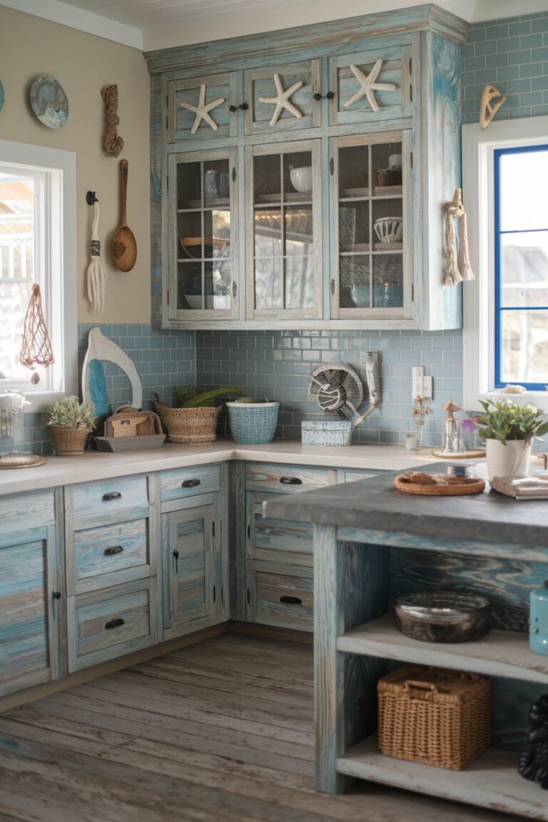 15 Coastal Kitchens With Wooden Cabinets You Will Love! – My Kitchen Inspo