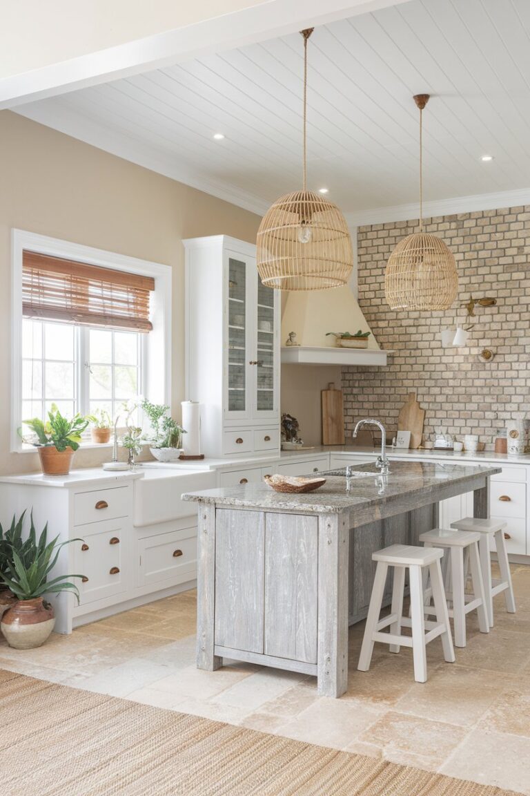 13 Coastal Farmhouse Kitchen Designs You Will Love! – My Kitchen Inspo