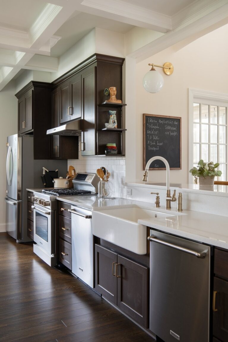 15 Dark Brown Kitchen Cabinets Design Ideas You Will Love! – My Kitchen ...