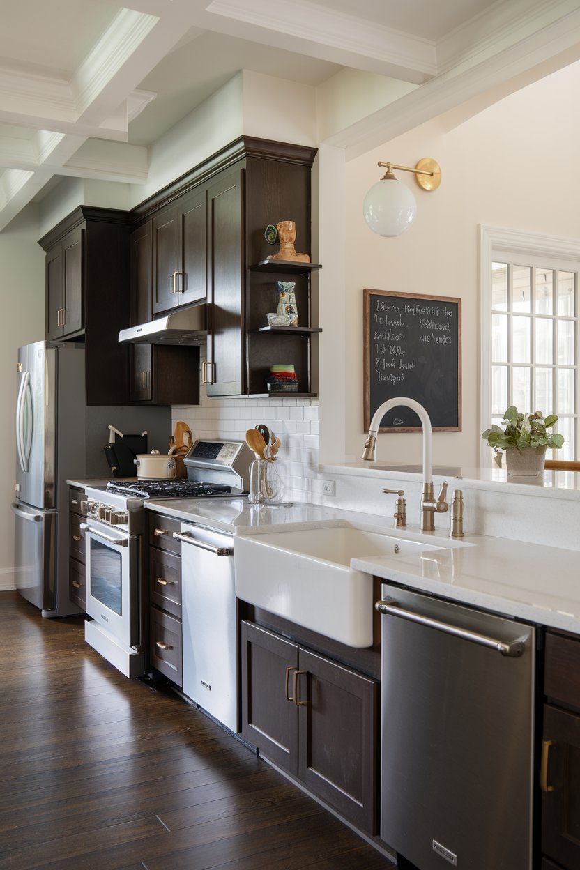 15 Dark Brown Kitchen Cabinets Design Ideas You Will Love! – My Kitchen ...