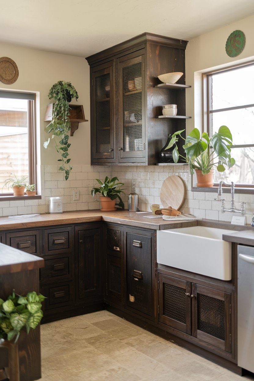 15 Dark Brown Kitchen Cabinets Design Ideas You Will Love! – My Kitchen ...