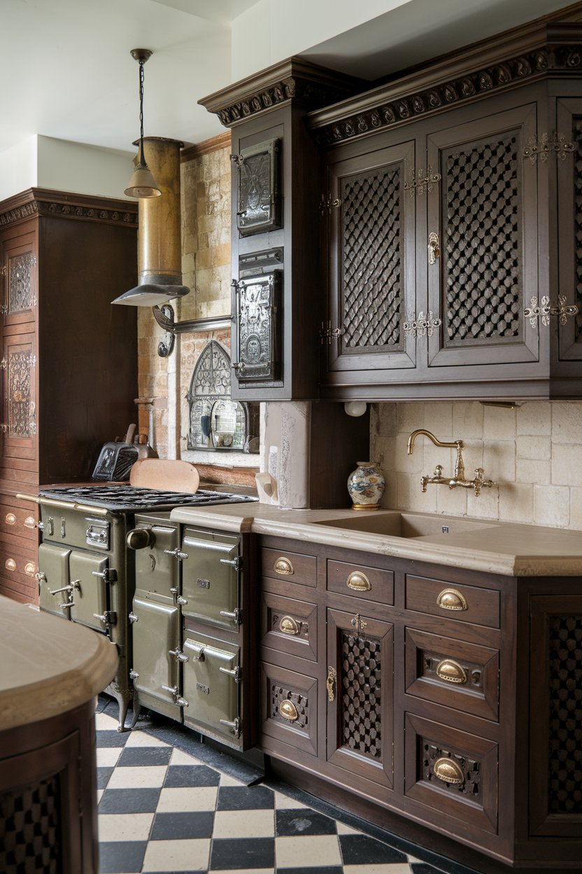 15 Dark Brown Kitchen Cabinets Design Ideas You Will Love! – My Kitchen ...