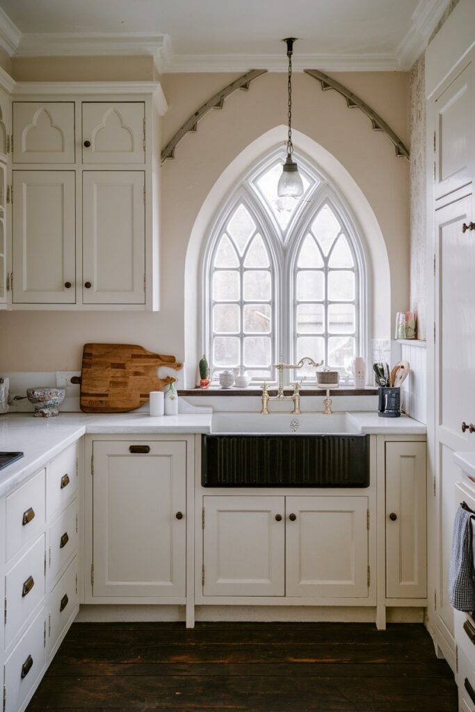 15 Gothic Kitchens with White Cabinets: Timeless Style for a Modern ...