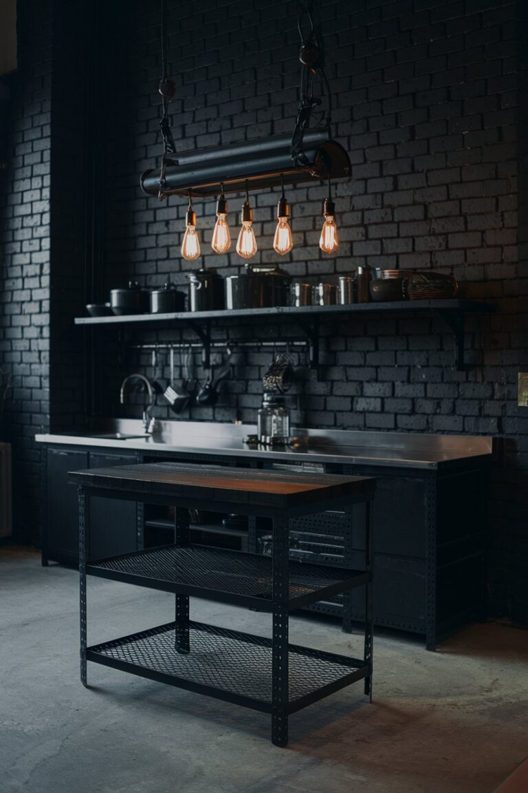 15 Black Industrial Kitchen Ideas That Blend Style and Utility – My ...