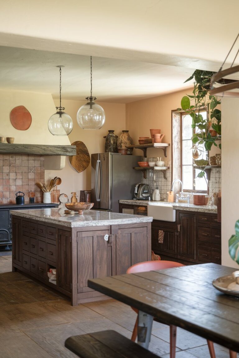 14 Earthy Kitchens with Granite Countertops – My Kitchen Inspo