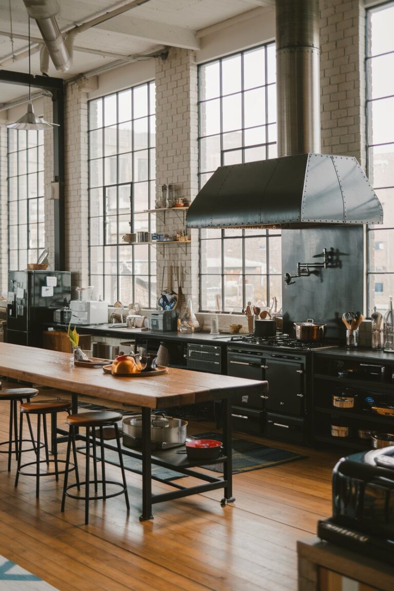 15 Black Industrial Kitchen Ideas That Blend Style and Utility – My ...
