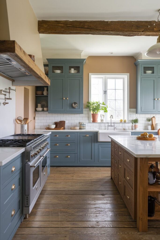 14 Blue Farmhouse Kitchen Designs for a Cozy and Timeless Look – My ...