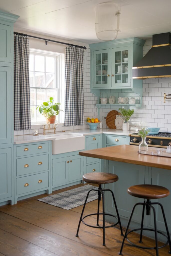 14 Blue Farmhouse Kitchen Designs for a Cozy and Timeless Look – My ...