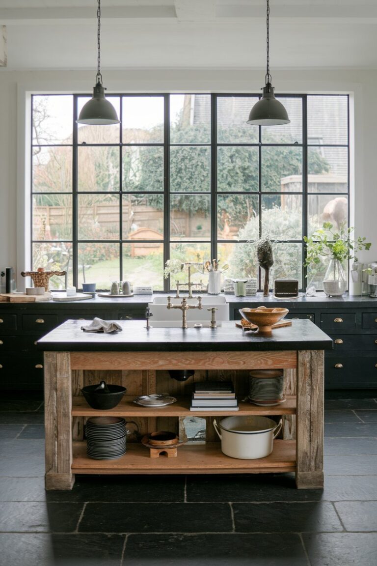 14 Black Farmhouse Kitchen Designs for a Bold Yet Timeless Look – My ...