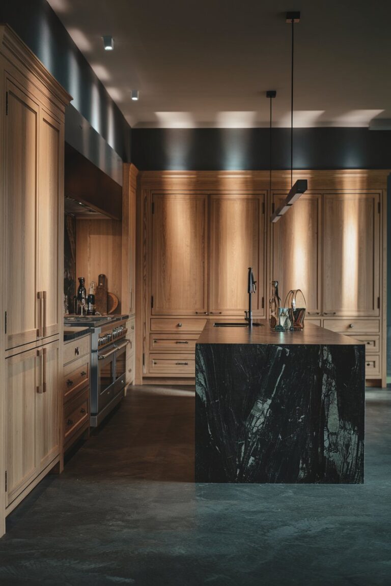 12 Moody Kitchens with Oak Cabinets: Timeless Designs for Every Home ...