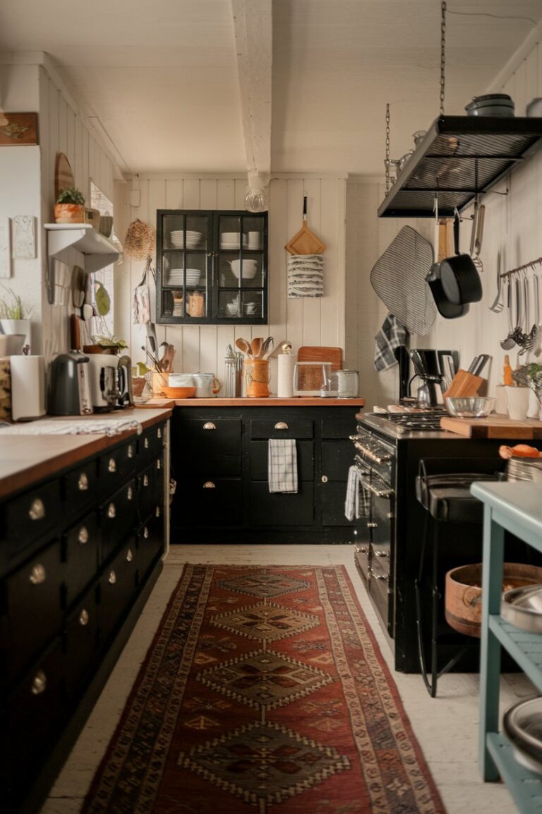 14 Black Farmhouse Kitchen Designs for a Bold Yet Timeless Look – My ...