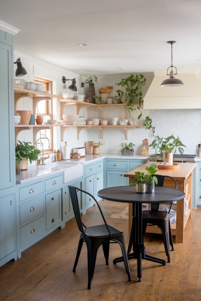 14 Blue Farmhouse Kitchen Designs for a Cozy and Timeless Look – My ...