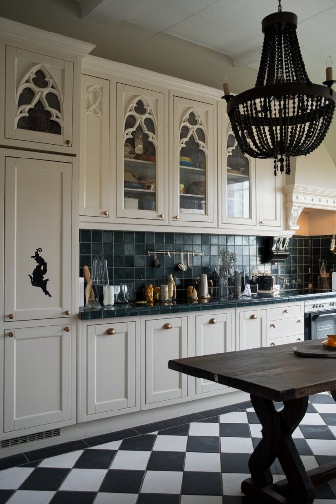 15 Gothic Kitchens with White Cabinets: Timeless Style for a Modern ...