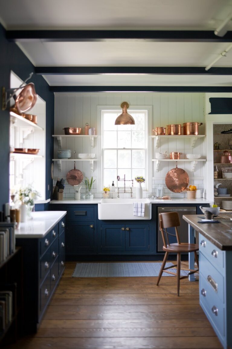 14 Blue Farmhouse Kitchen Designs for a Cozy and Timeless Look – My ...