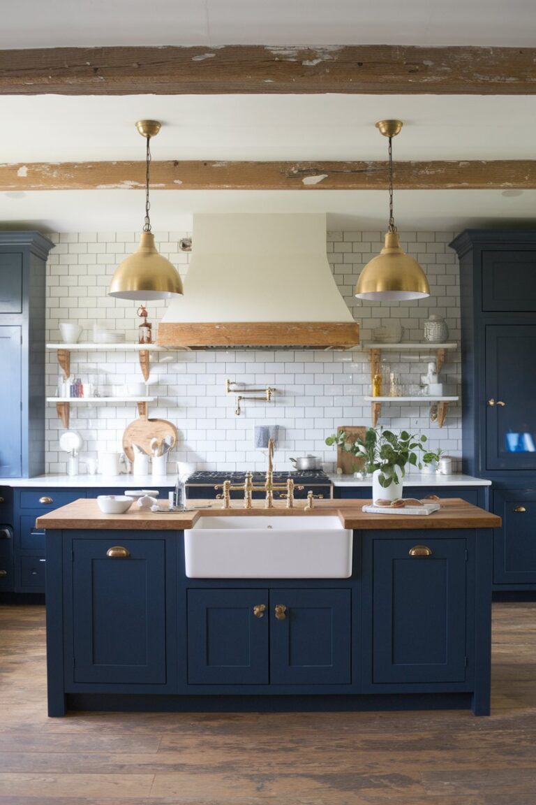 14 Blue Farmhouse Kitchen Designs for a Cozy and Timeless Look – My ...
