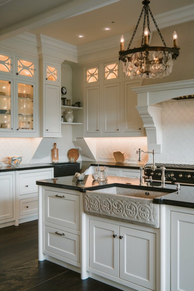 15 Gothic Kitchens with White Cabinets: Timeless Style for a Modern ...