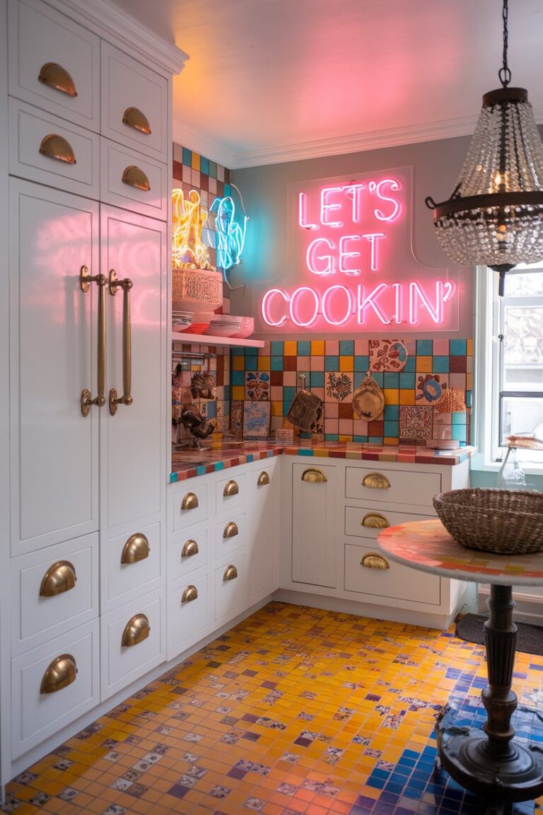 12 Funky Kitchens With White Cabinets! – My Kitchen Inspo