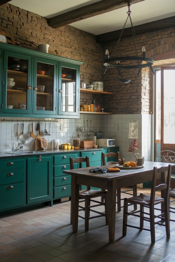 12 Spanish Kitchens With Green Cabinets Unique Ideas For A Warm And