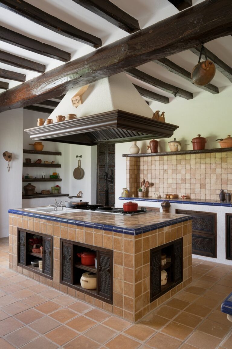 16 Spanish Kitchen Designs with Island to Inspire Your Next Remodel ...