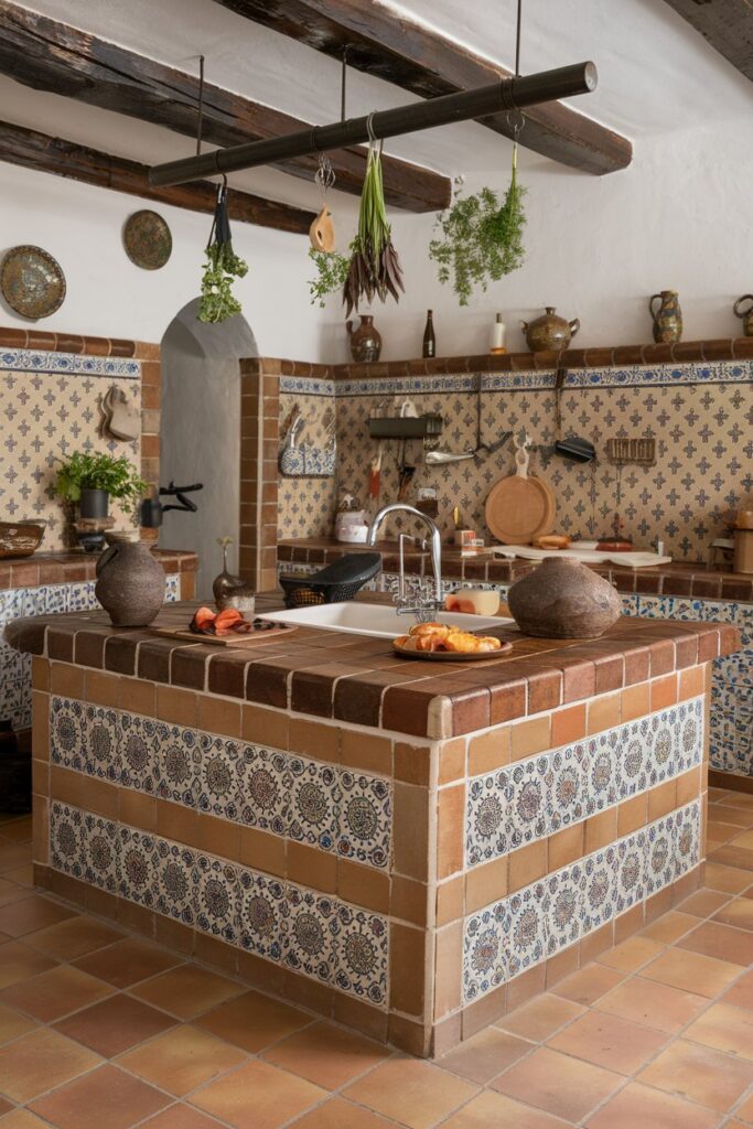 16 Spanish Kitchen Designs with Island to Inspire Your Next Remodel ...