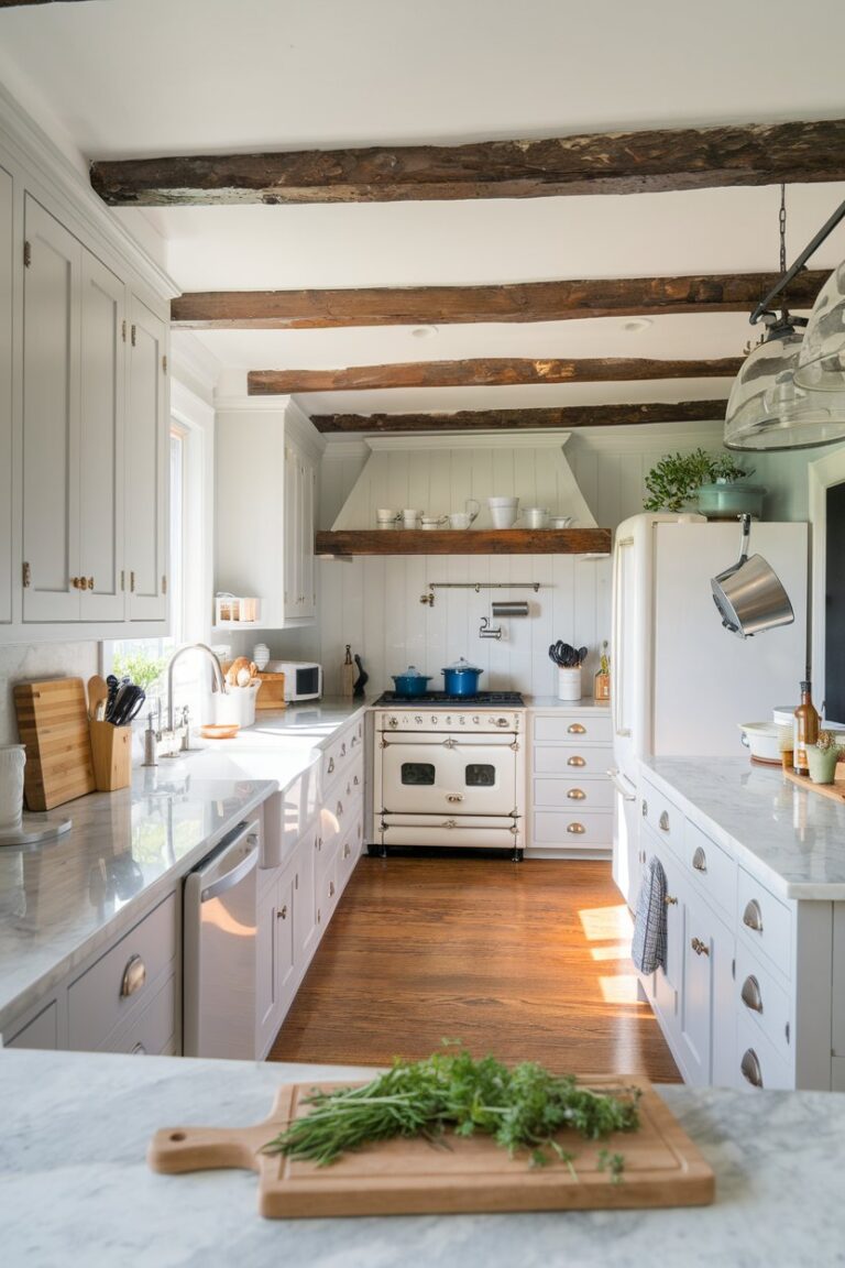 16 Farmhouse Kitchens with Gray Cabinets: Combining Rustic Charm and ...