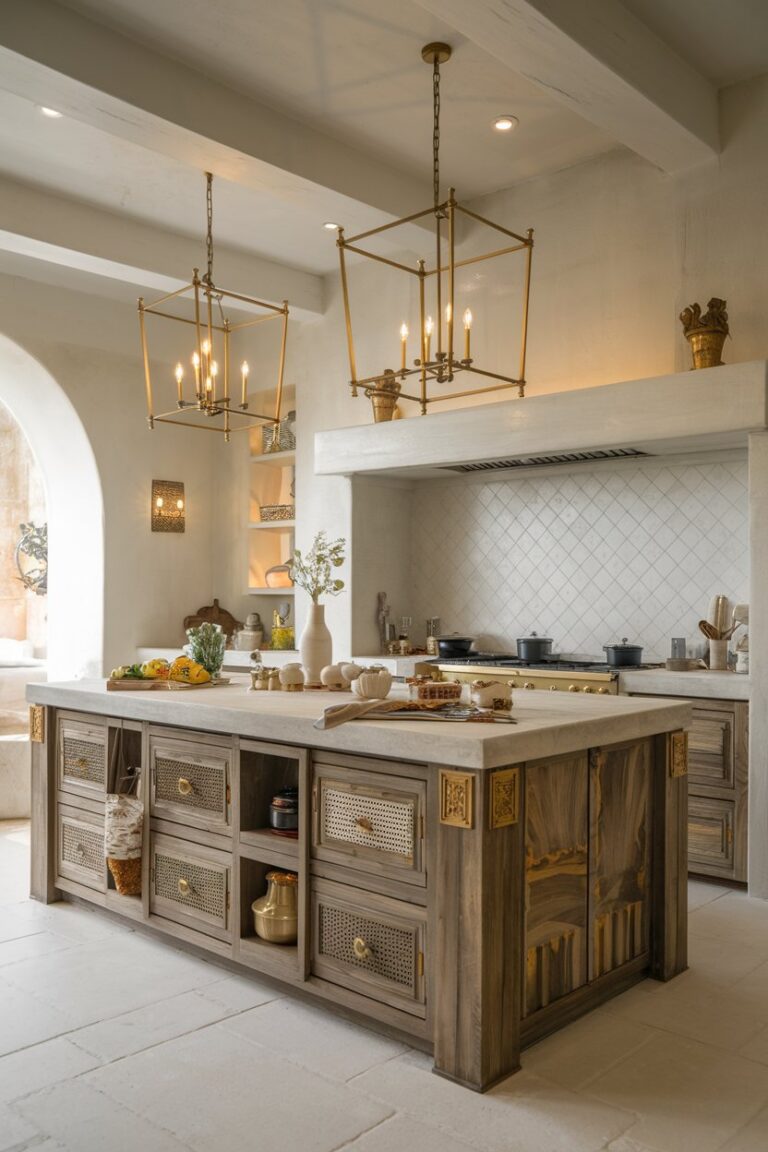 15 Mediterranean Kitchen Designs with Island: Timeless Styles for a ...