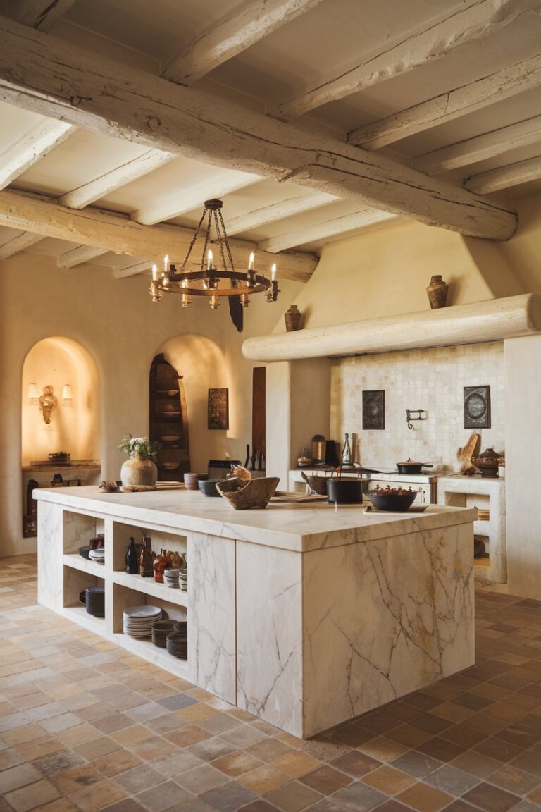 15 Mediterranean Kitchen Designs with Island: Timeless Styles for a ...