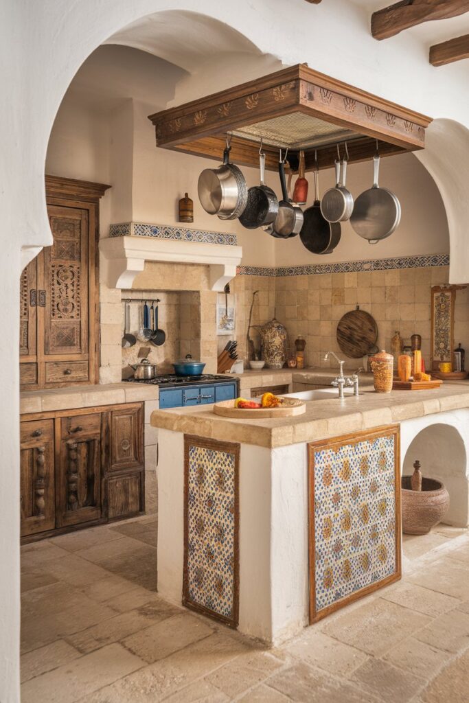 15 Mediterranean Kitchen Designs with Island: Timeless Styles for a ...
