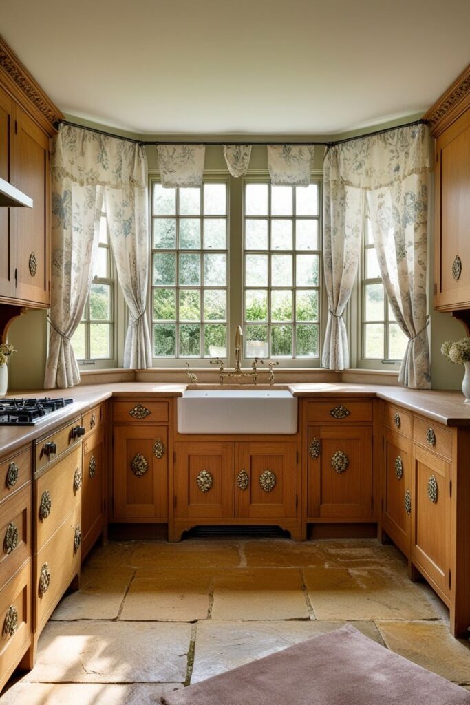 15 English Cottage Kitchens With Wood Cabinets You Have To See! – My ...