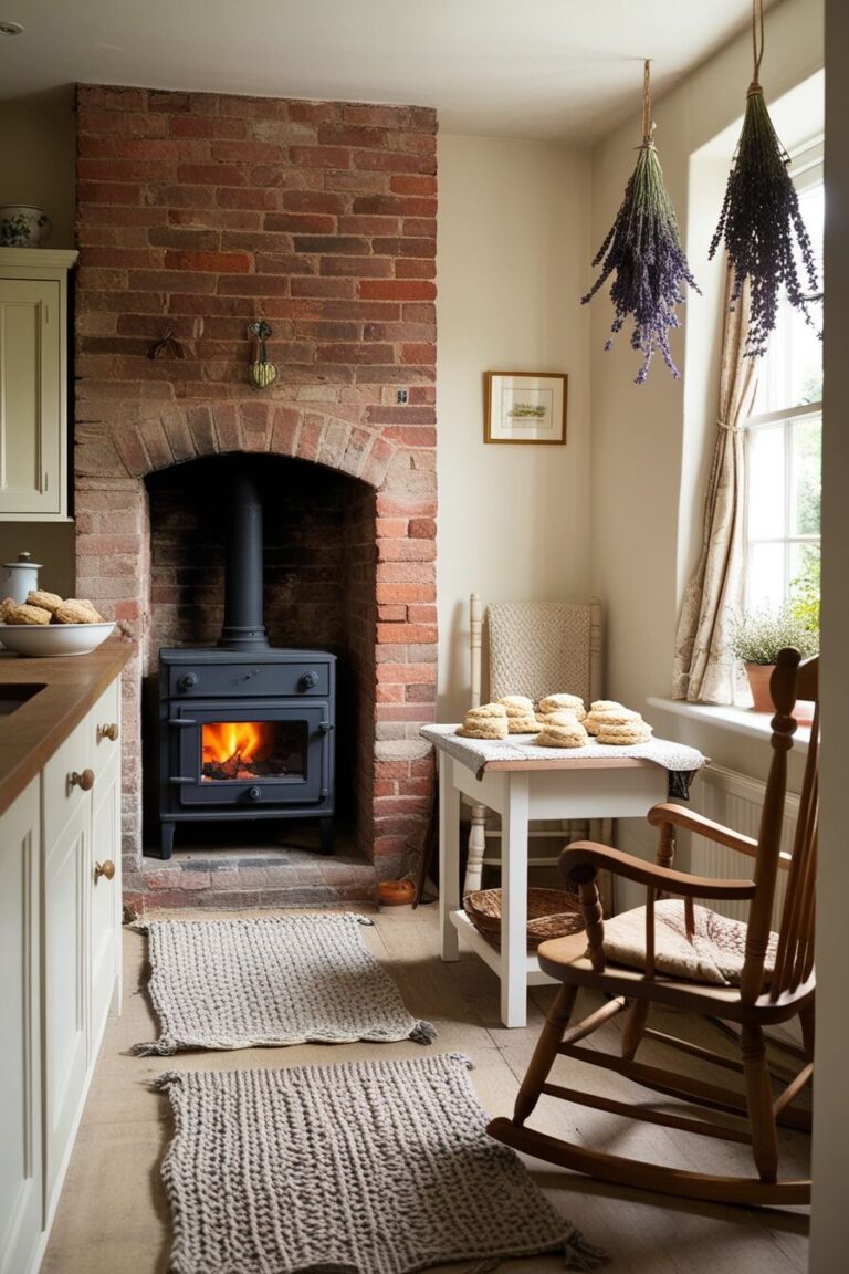 13 English Cottage Kitchens with a Fireplace For Your Inspiration! – My ...