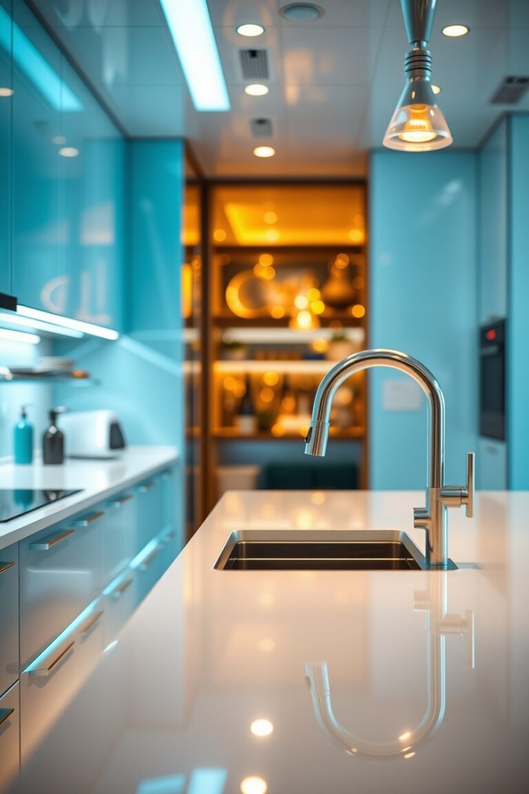 16 Modern Kitchens With Light Blue Cabinets For Your Inspiration! – My ...