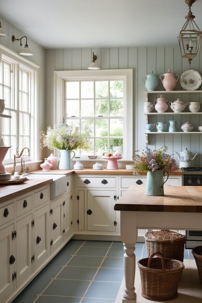15 English Cottage Kitchens With Wood Cabinets You Have To See! – My ...