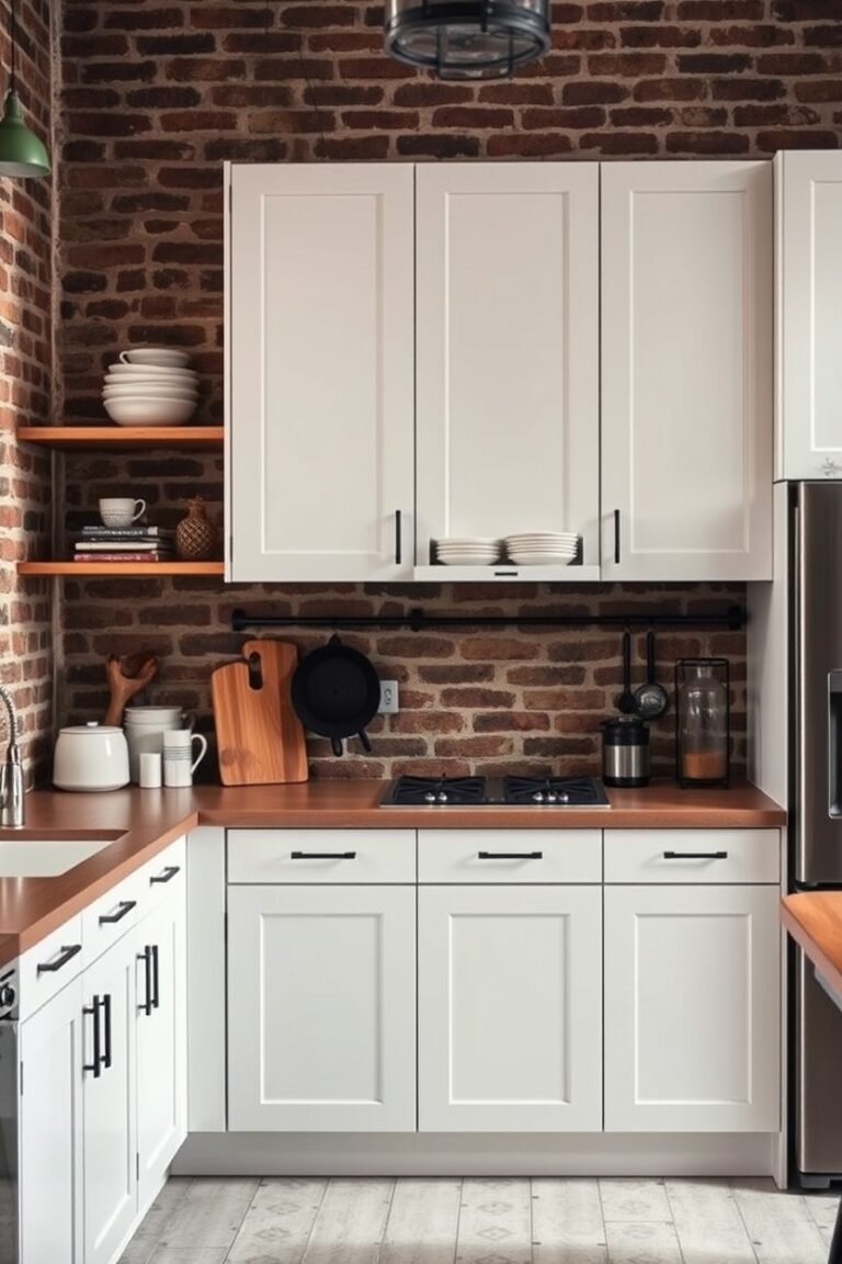 18 Modern Boho Kitchens With White Cabinets You Will Love! – My Kitchen ...