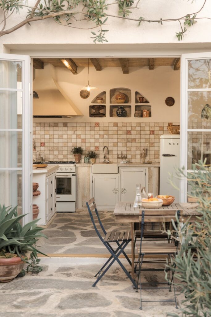 15 Mediterranean Kitchen Designs with White Cabinets: Inspiring Spaces ...